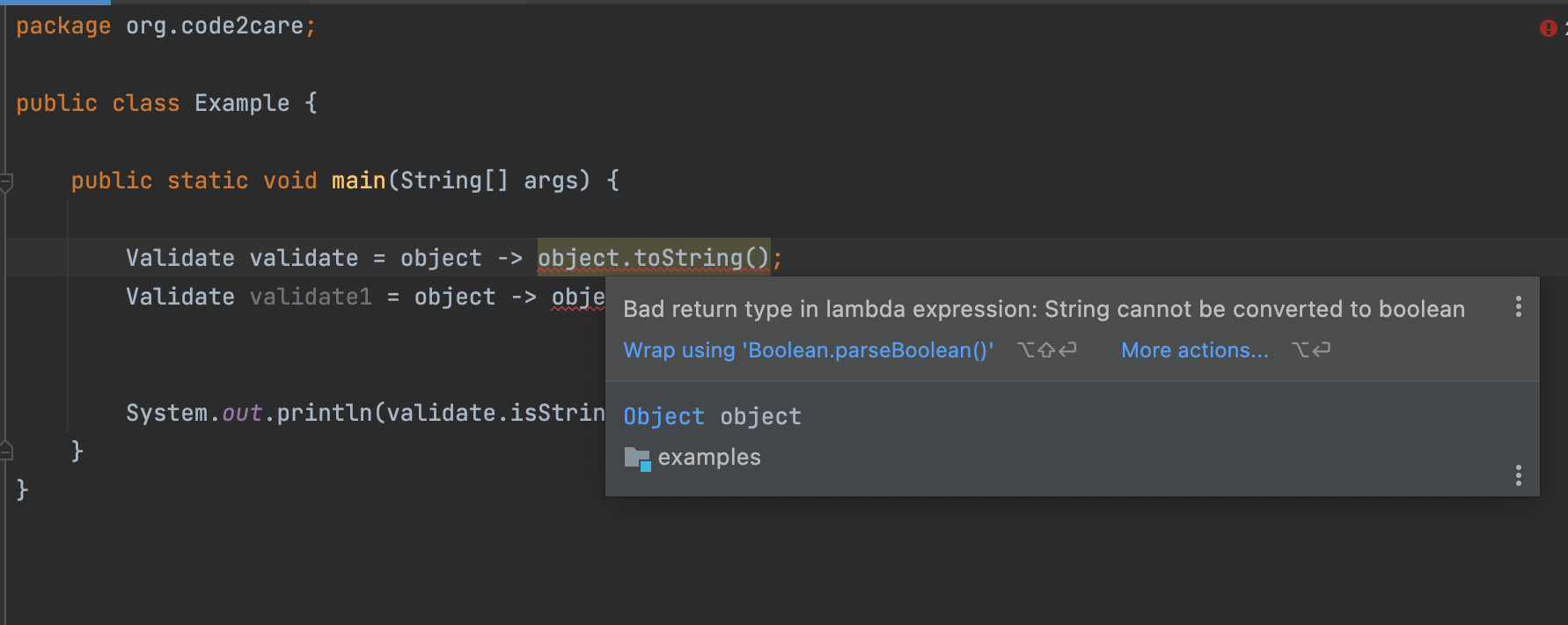  Java Bad Return Type In Lambda Expression Int Cannot Be Converted To